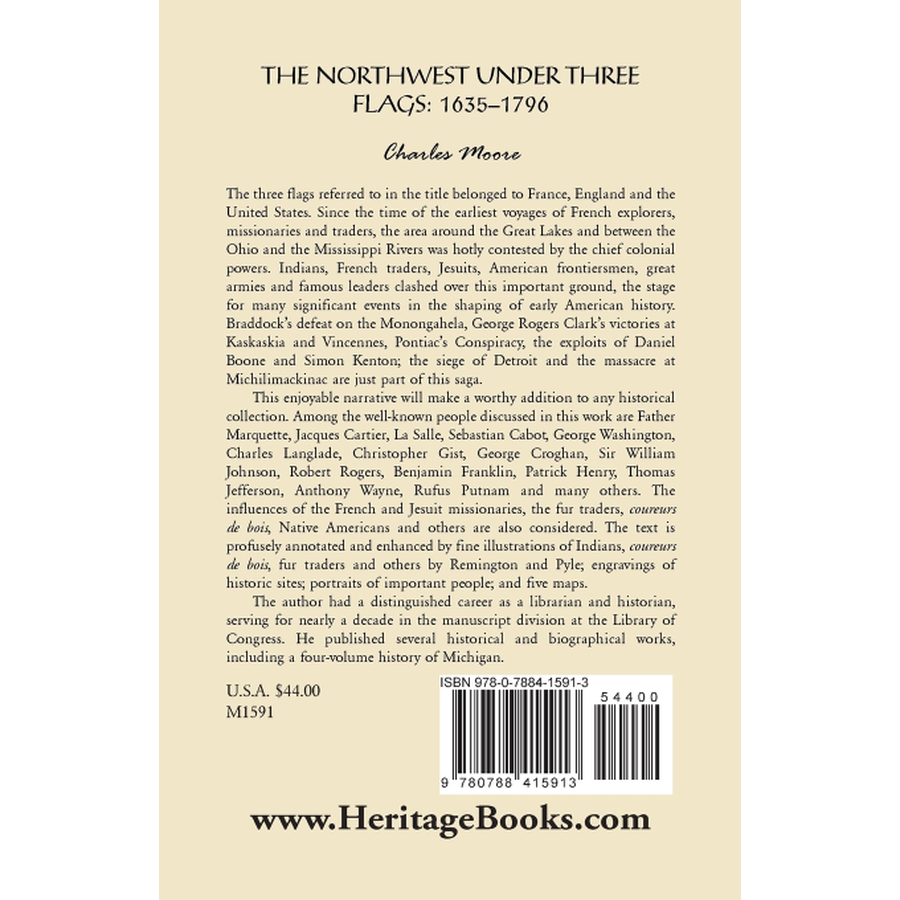 The Northwest under Three Flags, 1635-1796 – Heritage Books, Inc.